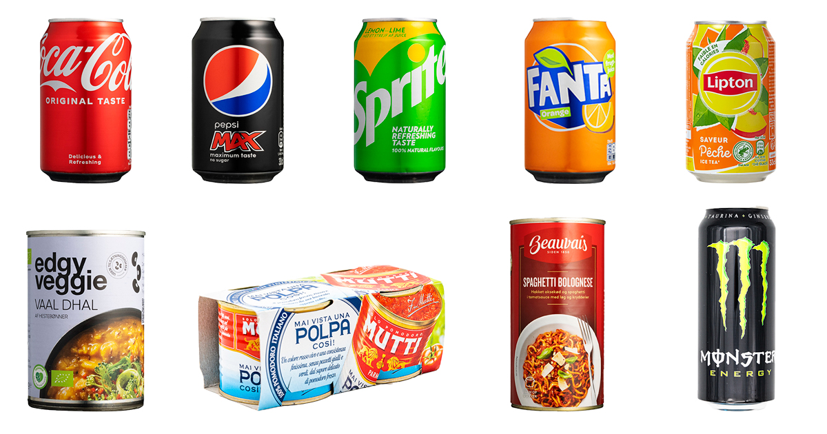 Bisphenoler er udbredte i dåser