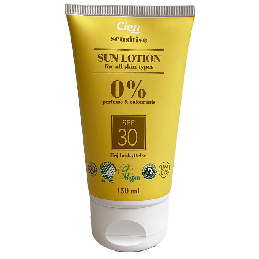 Test: Cien Sensitive sun lotion SPF 30 | Forbrugerrådet Tænk