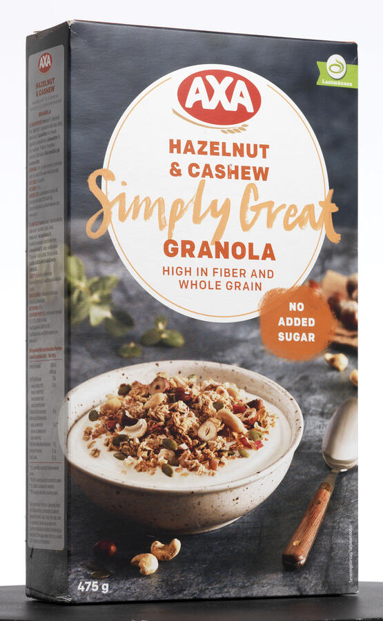 Test: Axa Hazelnut & cashew granola | Forbrugerrådet Tænk