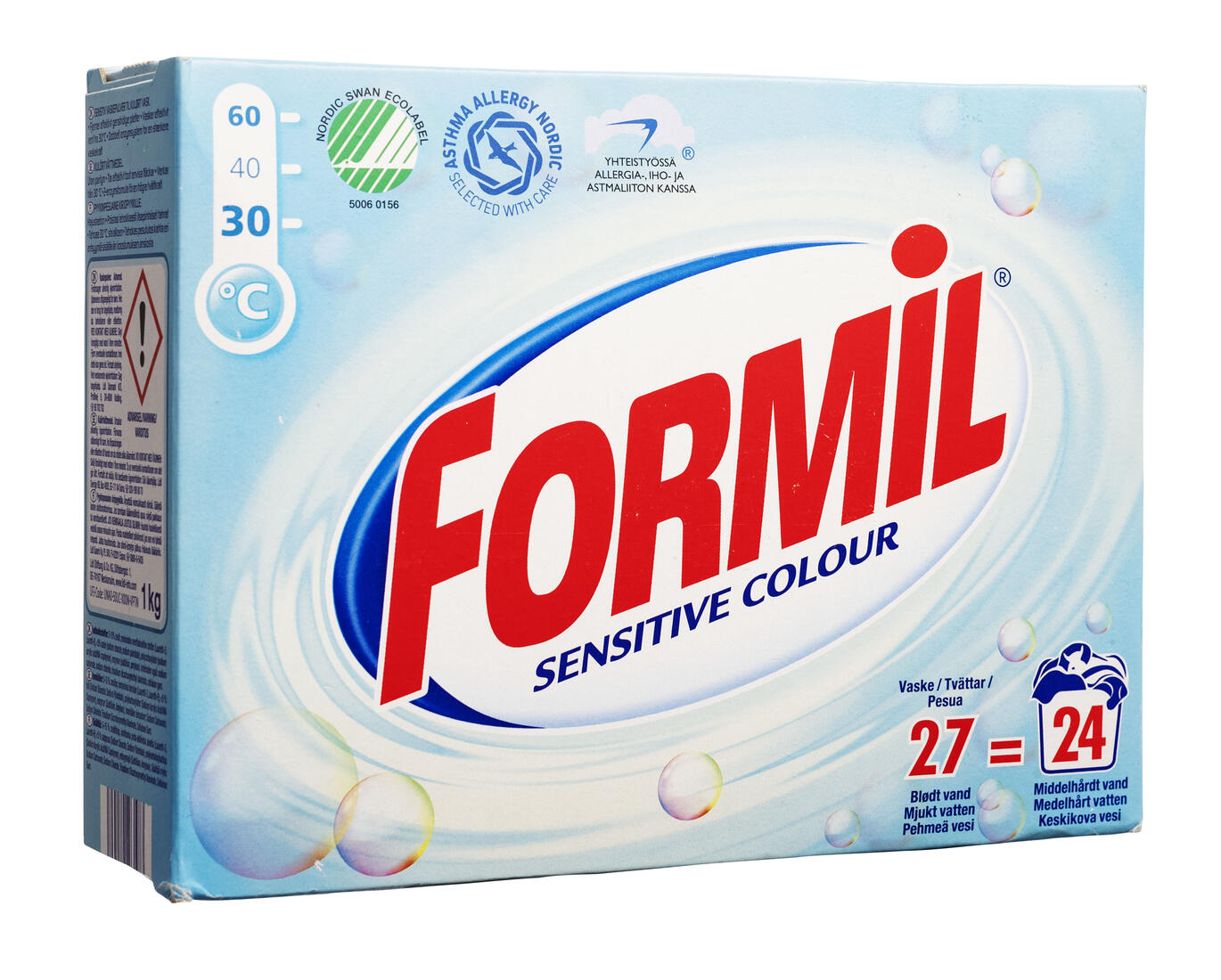 Test: Formil Sensitive colour vaskepulver | Forbrugerrådet Tænk