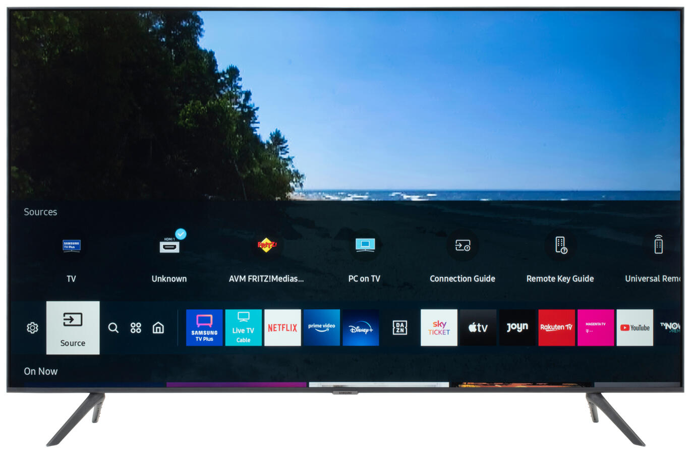 Test: Samsung UE55AU7105 | Forbrugerrådet Tænk